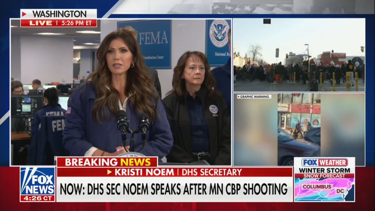 Kristi Noem Claims ICE Agent Fired ‘Defensive Shots’ — Accuses Gov ...