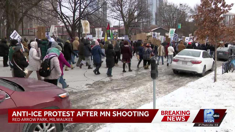 Protest forms in Milwaukee after man with Wisconsin ties shot, killed ...