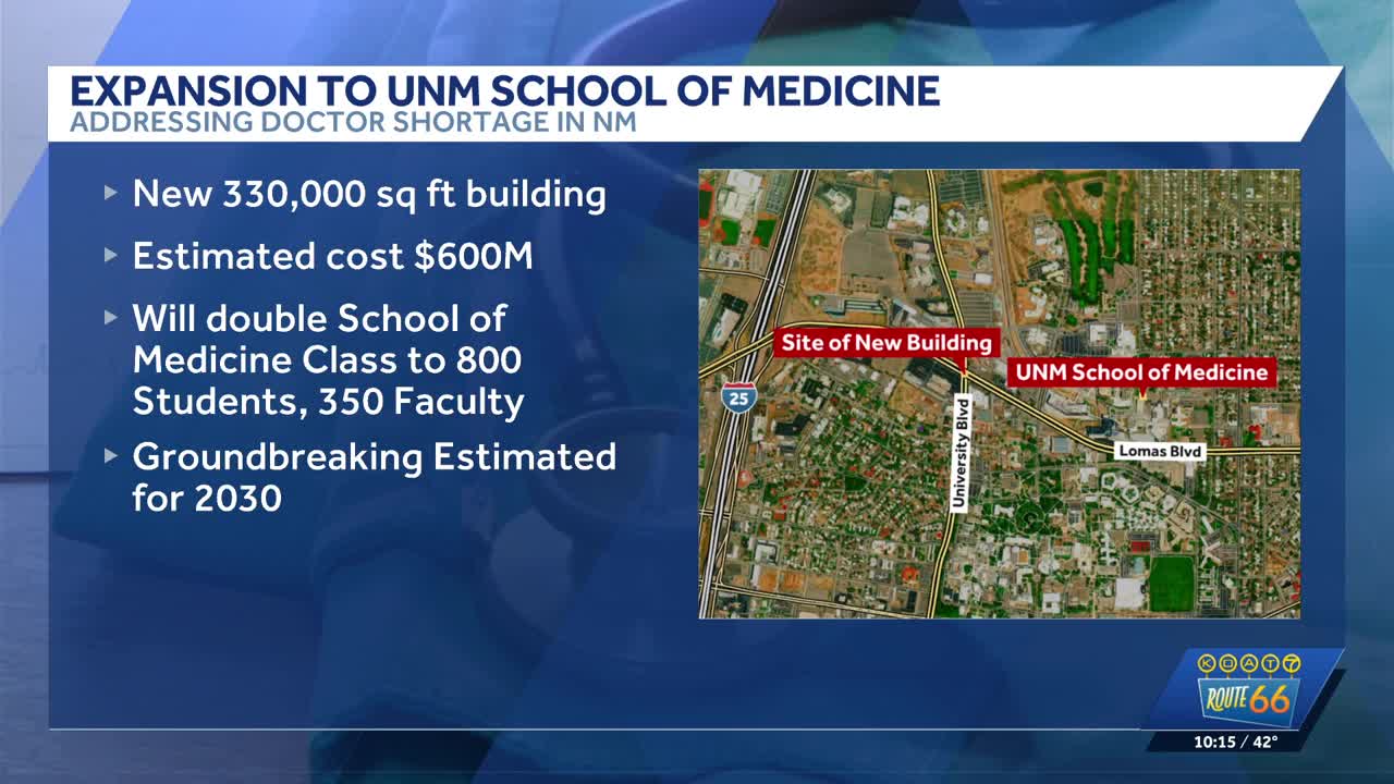 UNM School of Medicine plans $600M building to double students and faculty
