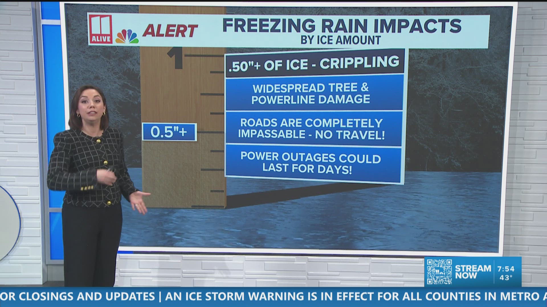 Tracking winter weather moving in to north Georgia