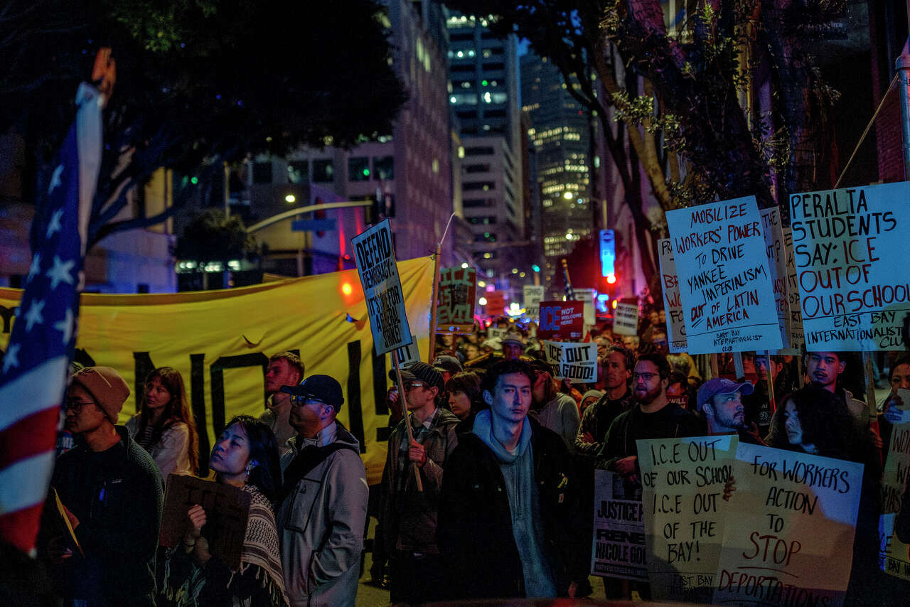 'We must stand up': Hundreds of SF protesters demand end to ICE