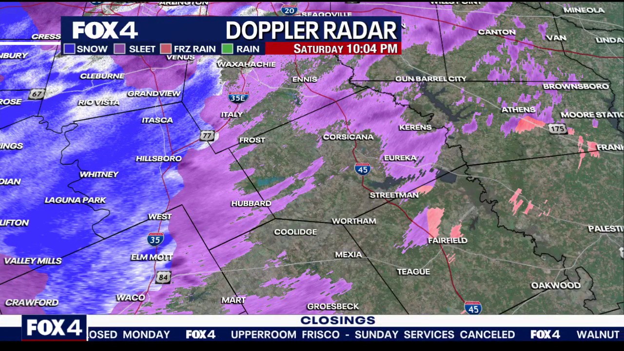 Dallas weather: Jan. 24 overnight forecast