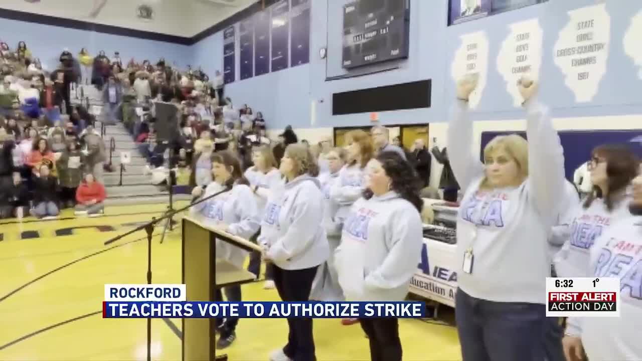 Rockford Education Association votes to authorize strike