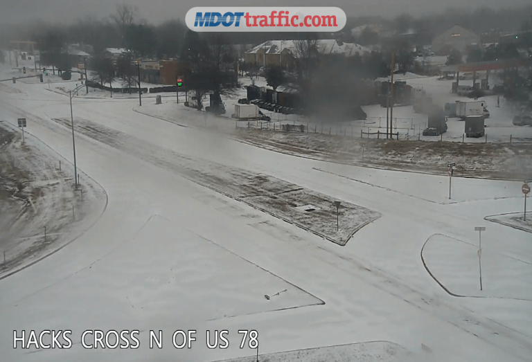 Icy roads in Mississippi lead to closures and travel warnings