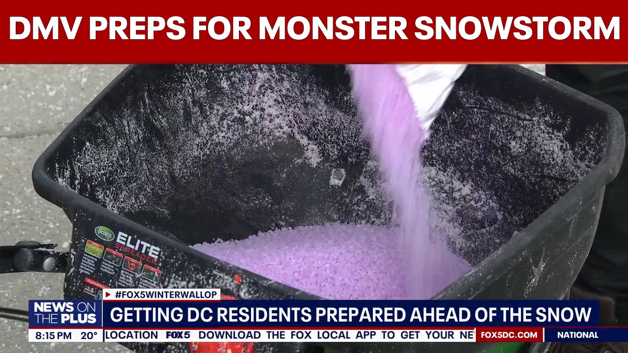 DMV prepares for monster winter snowstorm