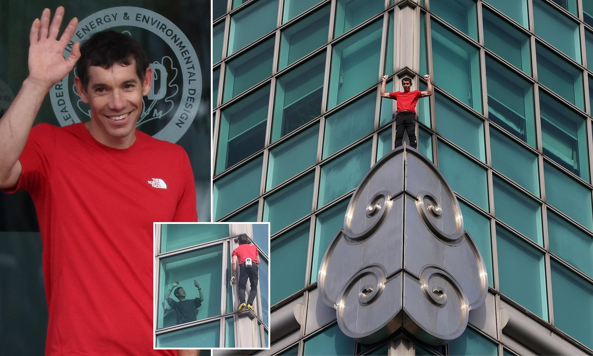 Daredevil American cheats death by scaling 101-story Taiwan tower ...