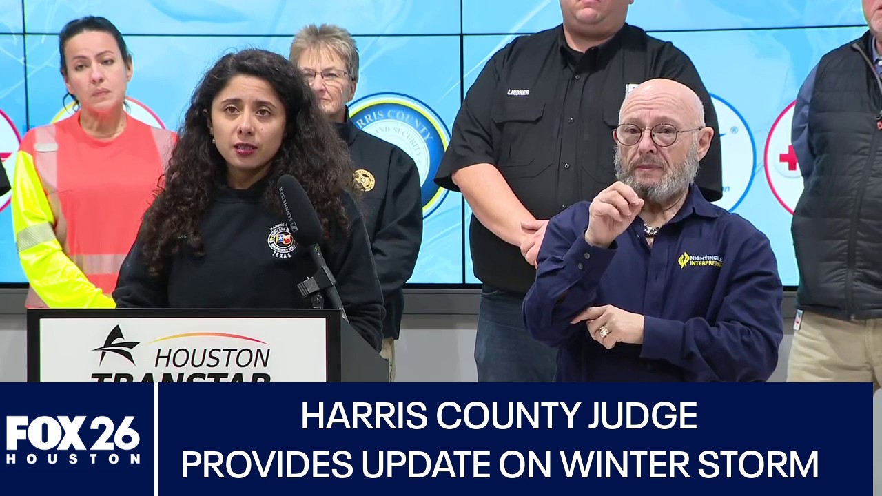 Full video: Harris County judge provides update on winter storm