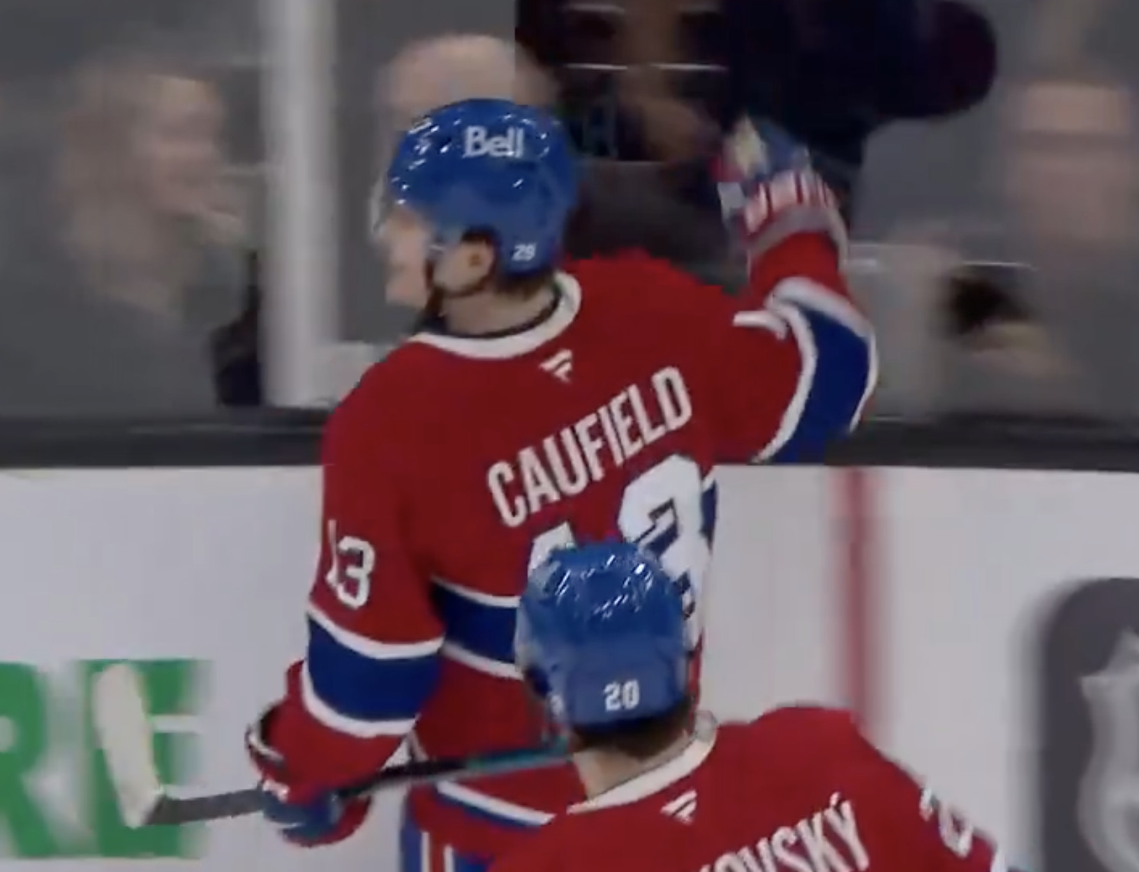 Hat trick in less than two periods for Cole Caufield