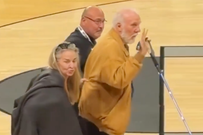Gregg Popovich's rare public appearance after stroke ordeal leaves NBA ...