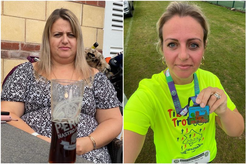 Mum's inspiring 'before and afters' as she went from struggling up ...