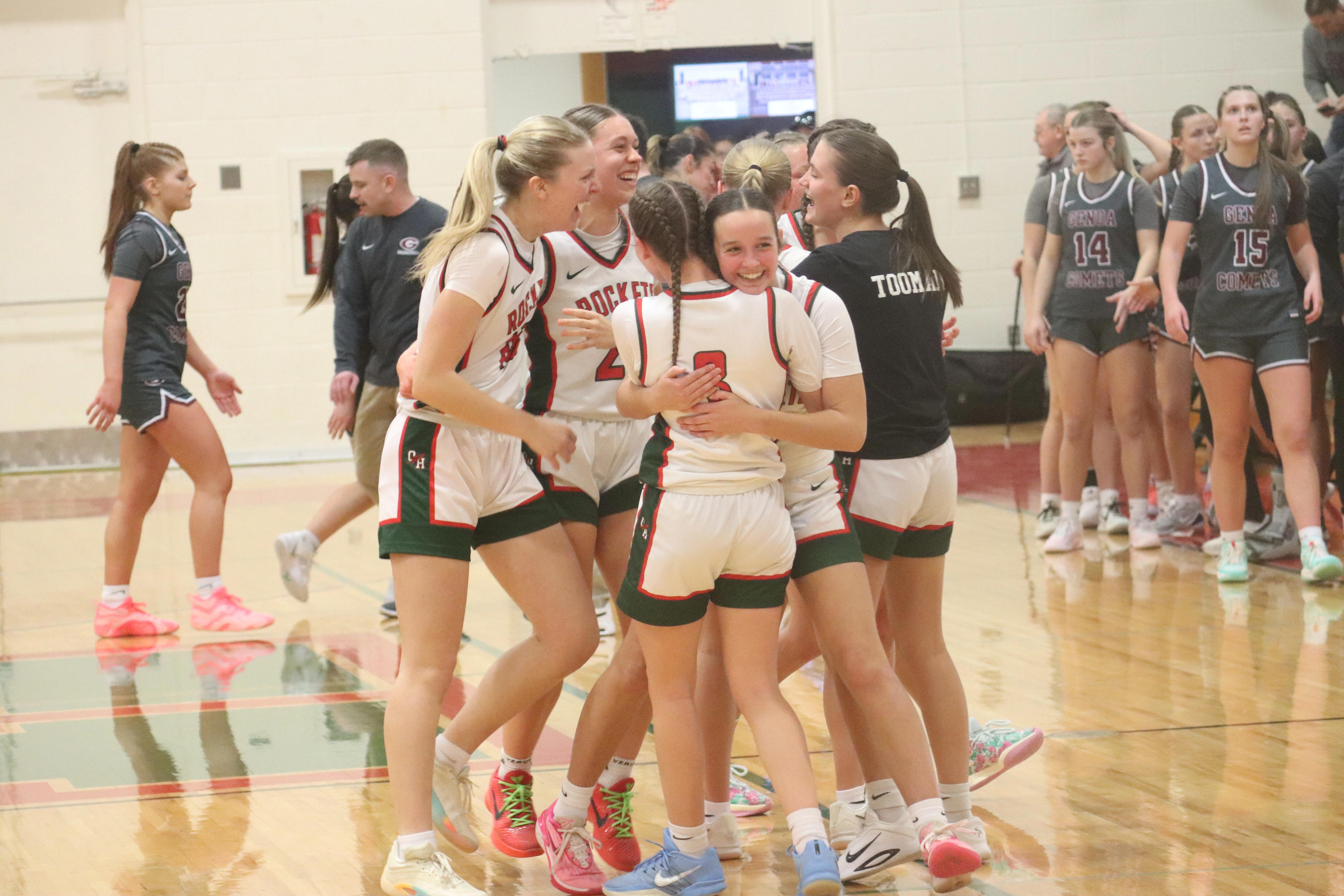 Oak Harbor girls basketball host to Genoa in double OT thriller