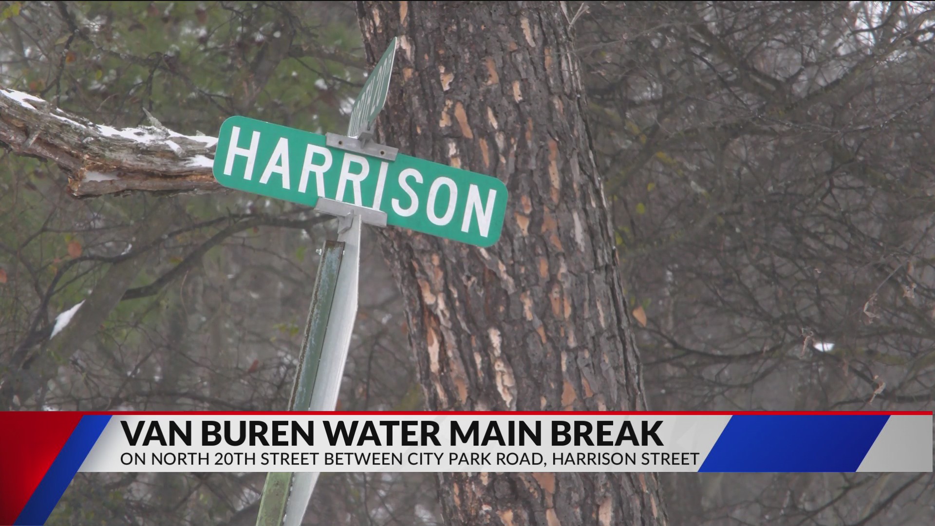 Emergency crews respond to water main break in Van Buren