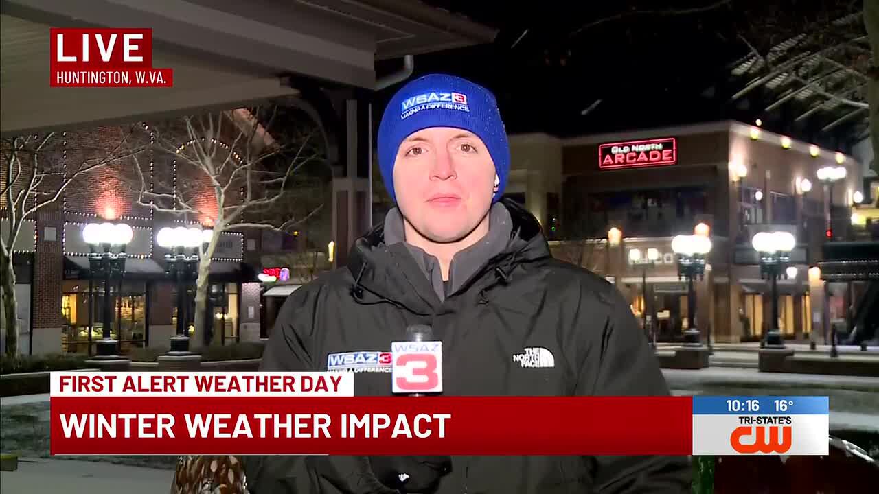 WSAZ meteorologists back in the winter elements in Huntington