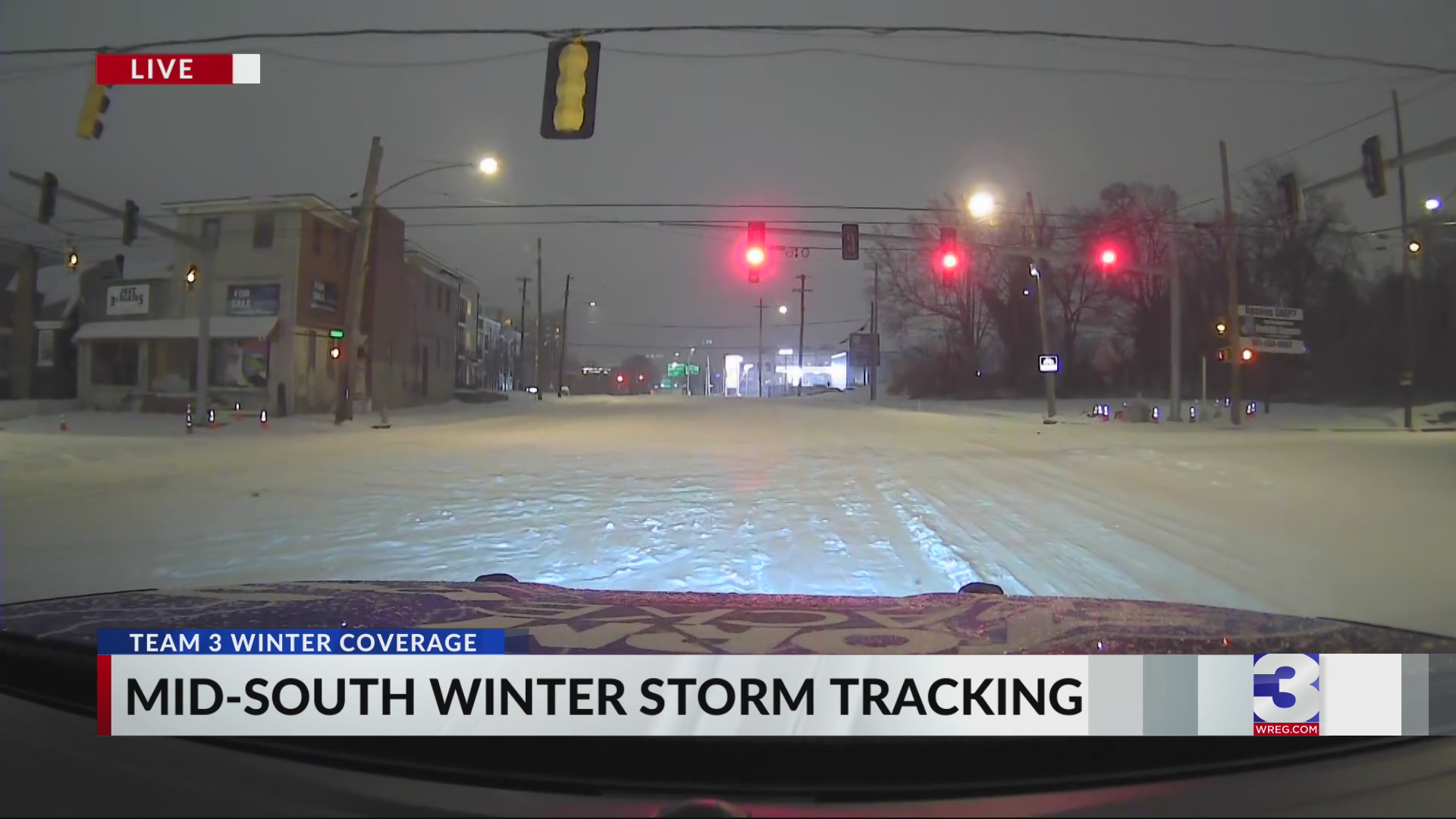Mid-South winter storm tracking