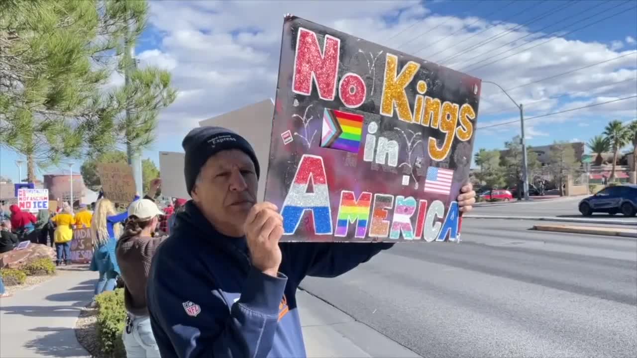 Protesters gather at Boca Park to voice concerns over immigration ...