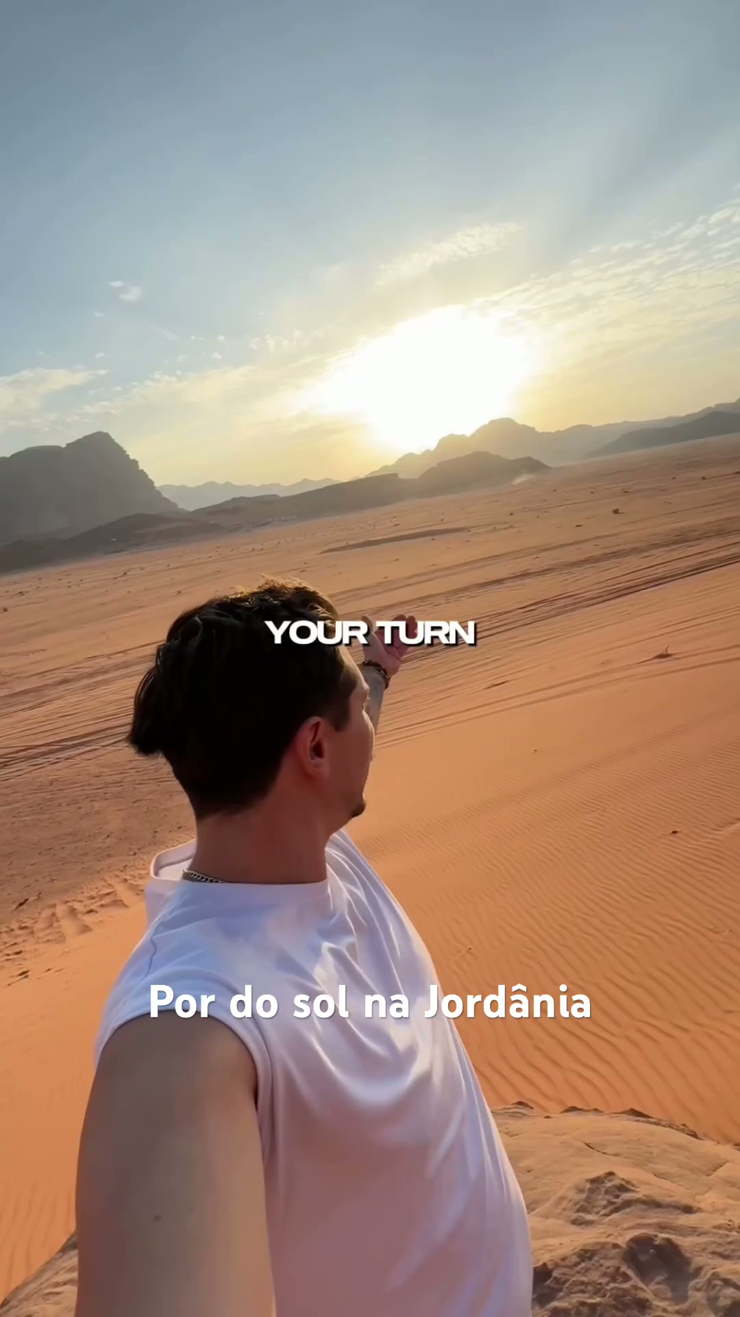 POR DO SOL NA JORDÂNIA