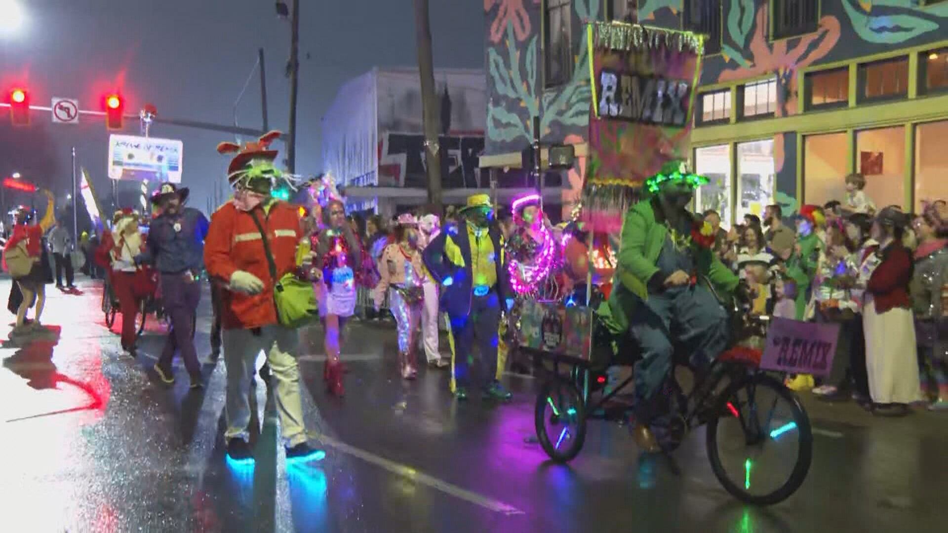 Chewbacchus parade draws crowds despite wet weather conditions