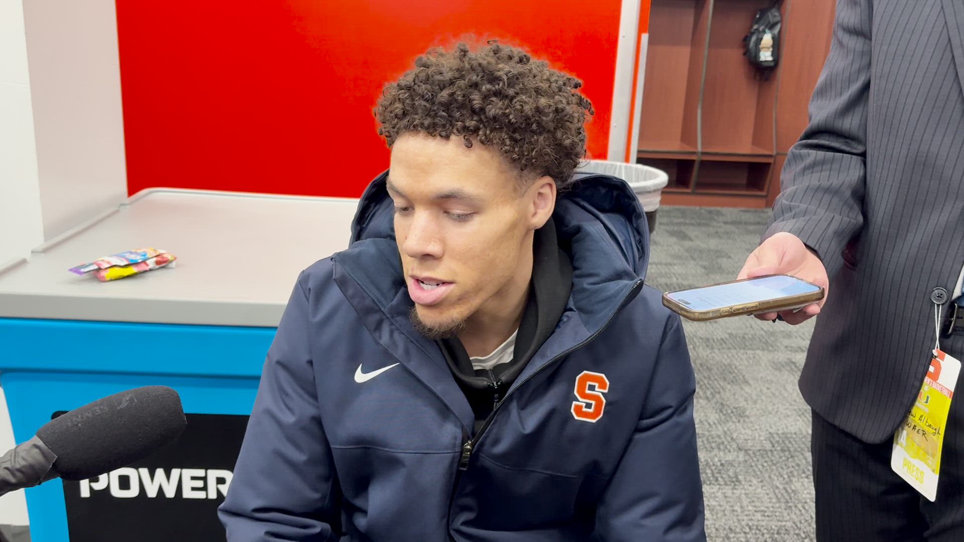 Nate Kingz after Syracuse's loss to Miami