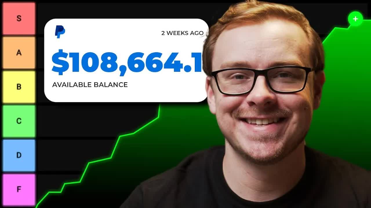 Passive income ideas tier list (2025)