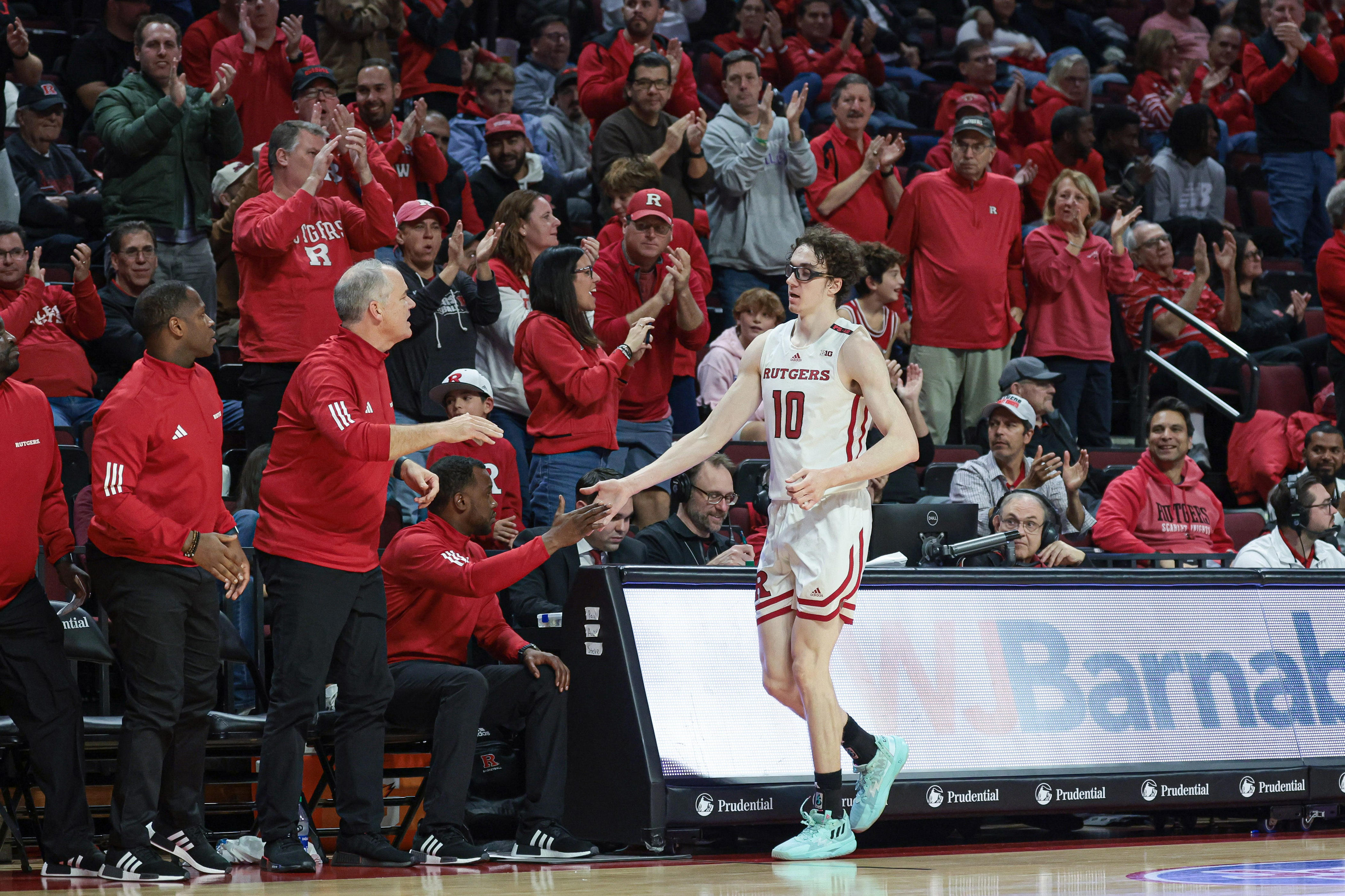 Rutgers basketball: Gavin Griffiths busts out in romp of Boston University