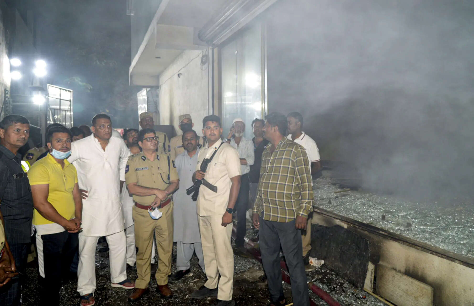 Hyderabad fire: Five killed in fire at furniture shop building in Nampally