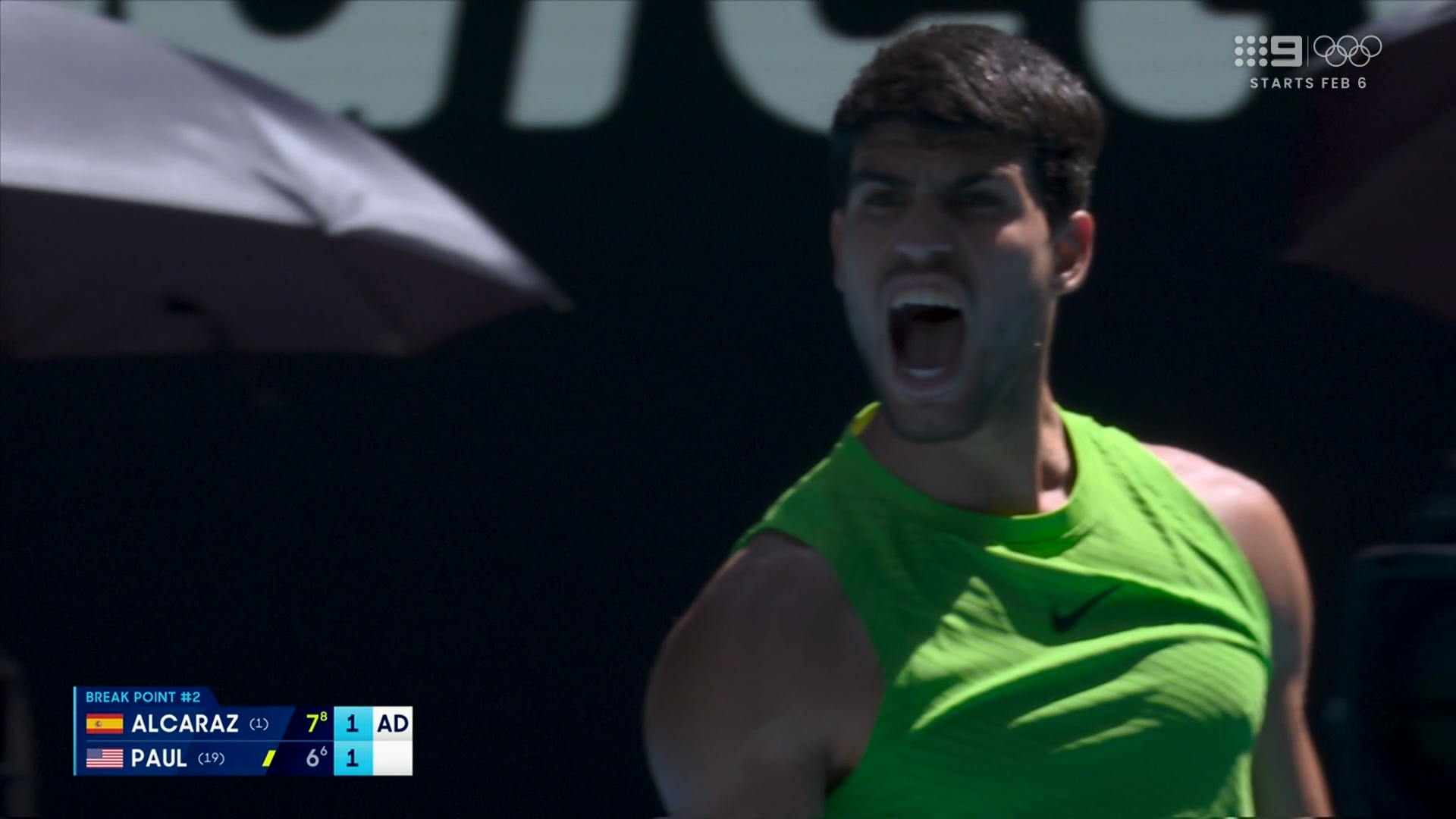 Statement made by Alcaraz with break