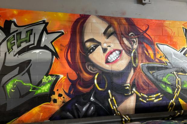 Graffiti art transforms Eagles Meadow car park into creative community ...