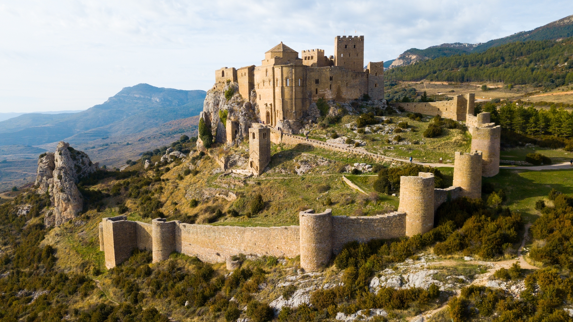 In Spain, this Romanesque fort built at 1,071 metres high offers a ...