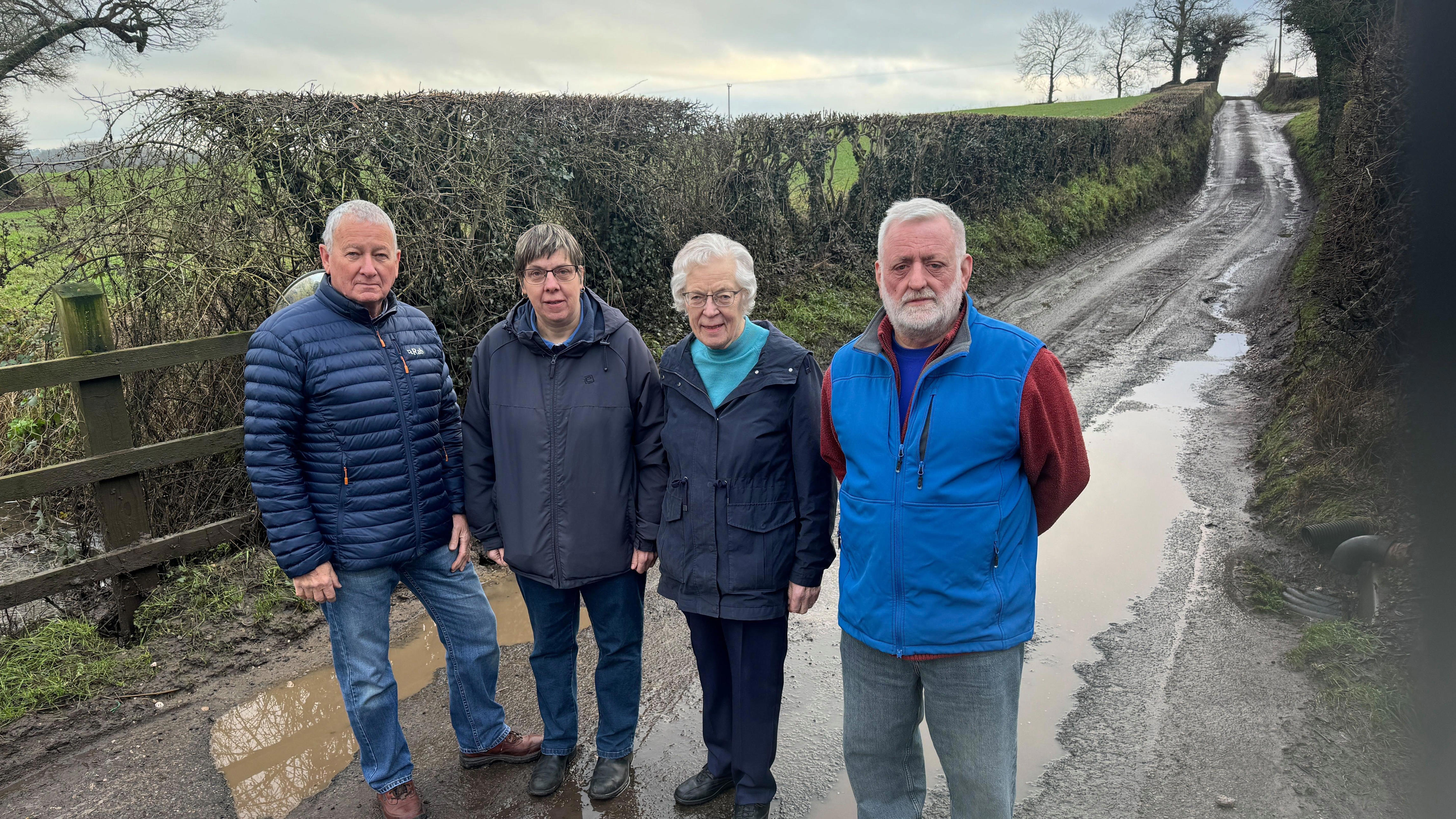 Residents want permanent fix on pothole-hit road
