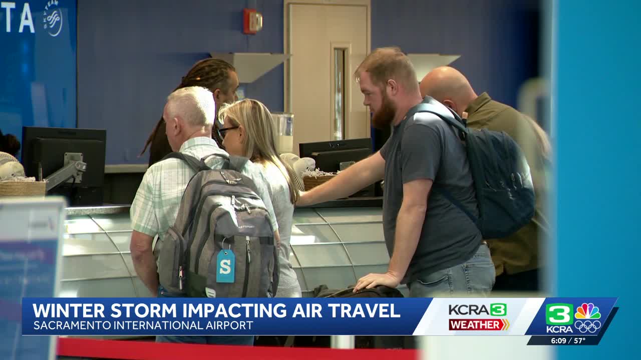 Sacramento travelers caught in nationwide flight disruptions as winter ...