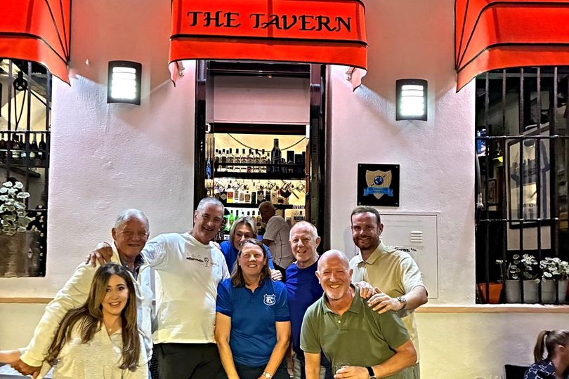 Everton greats flock to Spanish bar run by Scousers with special goal ...