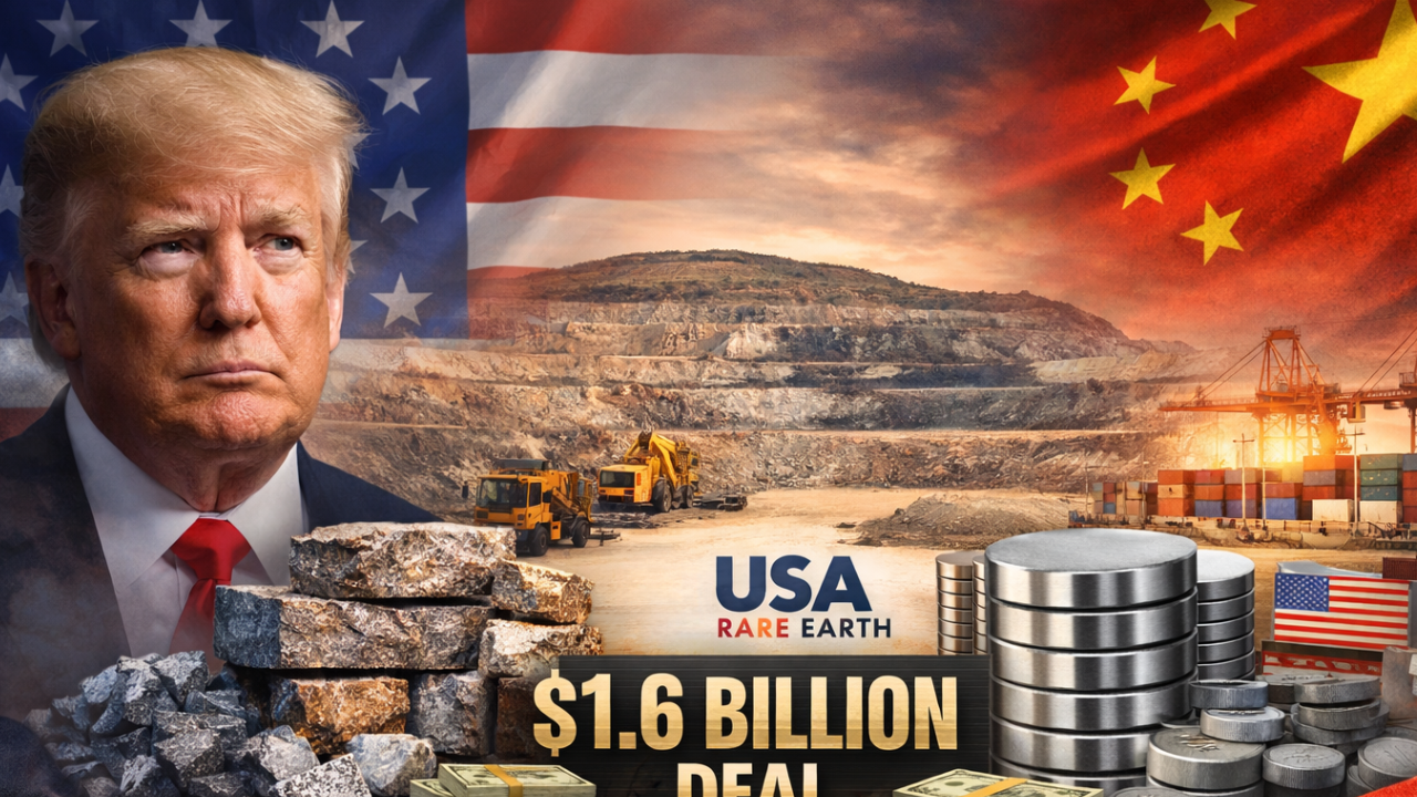 Trump's administration to take 10% stake in $1.6 billion rare earth ...