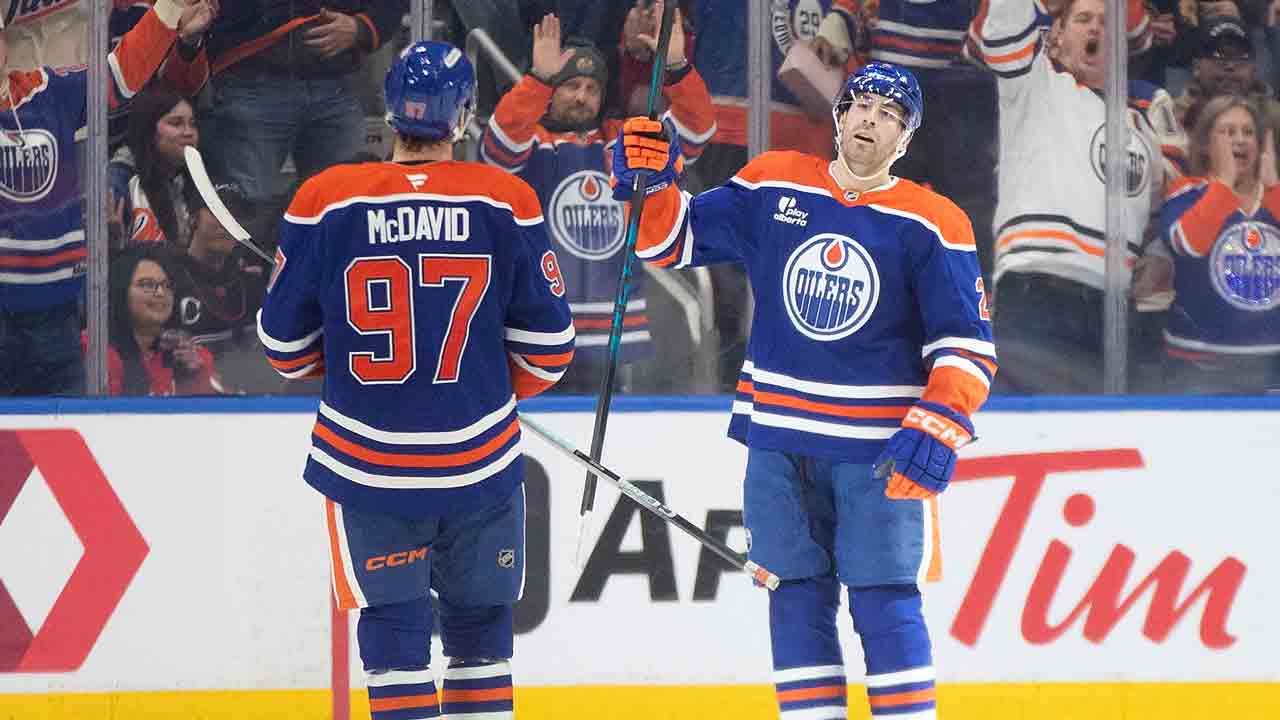 Bouchard’s six points, McDavid’s OT winner lead Oilers over Capitals
