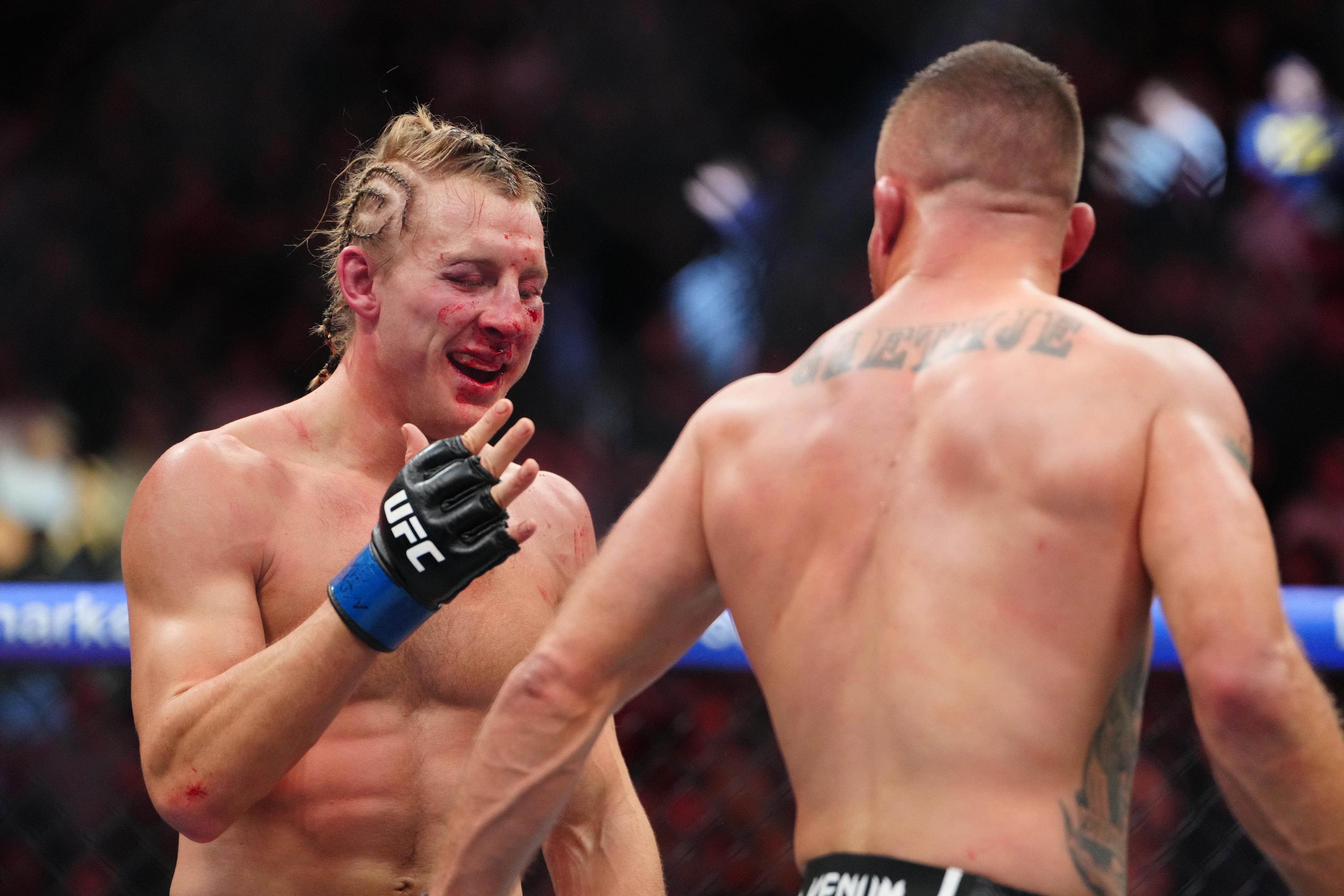 UFC 324 bonuses: Fight of year candidate, plus unoriginal d-bag cringe