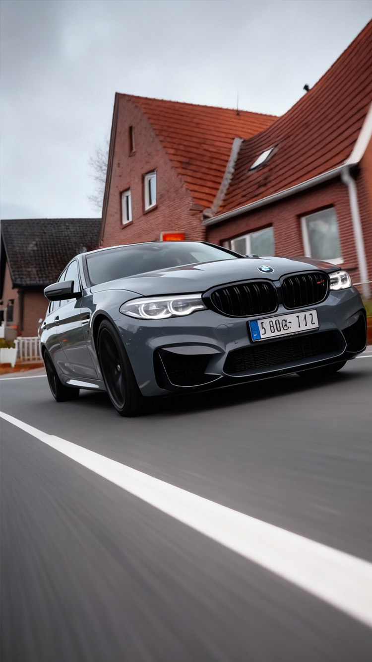 Smooth footage in a BMW M3