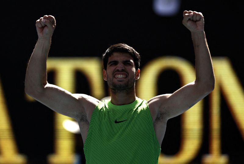 Tennis-Alcaraz cruises into Australian Open quarters with Paul win