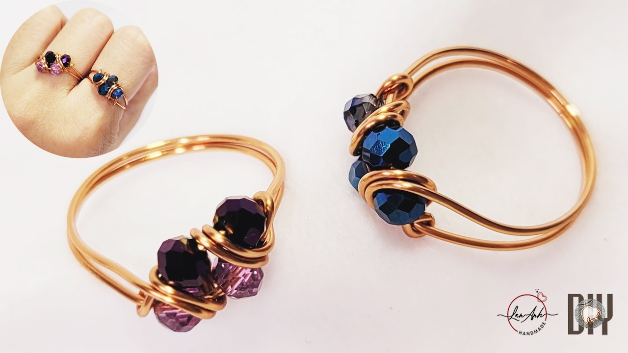 Simple ring for girl | How to make jewelry at home for beginners 1135 ...