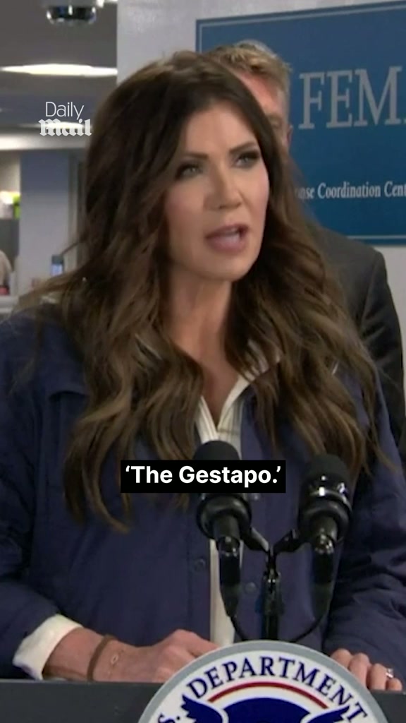 Kristi Noem blames Governor Tim Walz for latest shooting