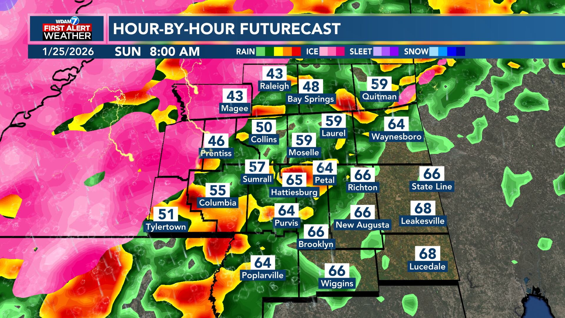 First alert: A few strong storms are possible Sunday morning ...
