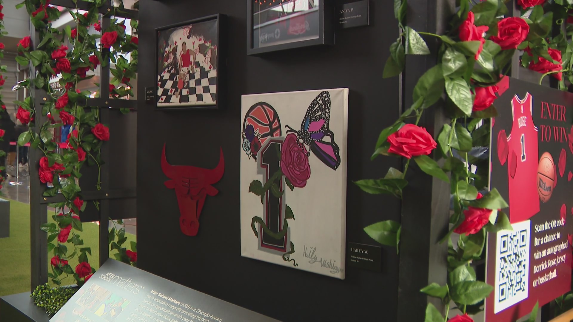 Fans celebrate Derrick Rose ahead of historic jersey retirement