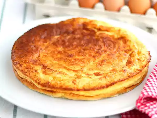 Quiche de bacon sem massa