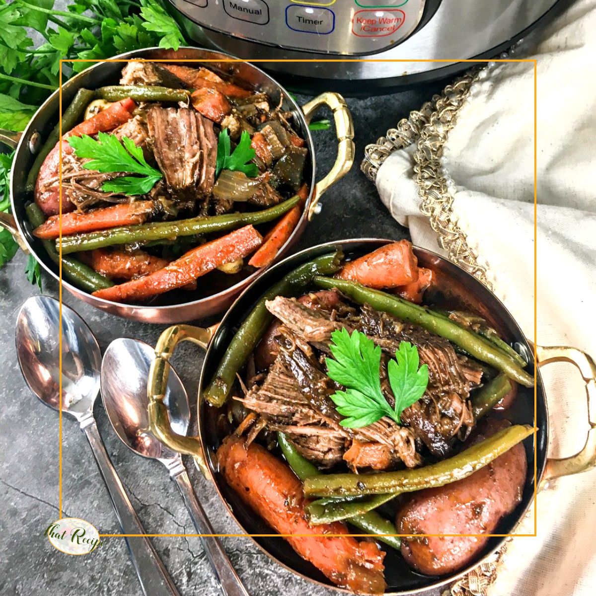 Easy and tender pot roast: Pressure cooker recipe