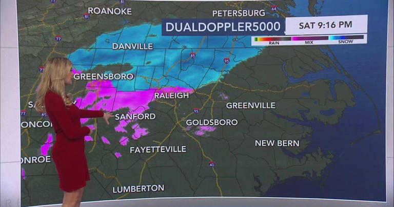Ice storm latest: Sleet and freezing rain pouring across the Triangle
