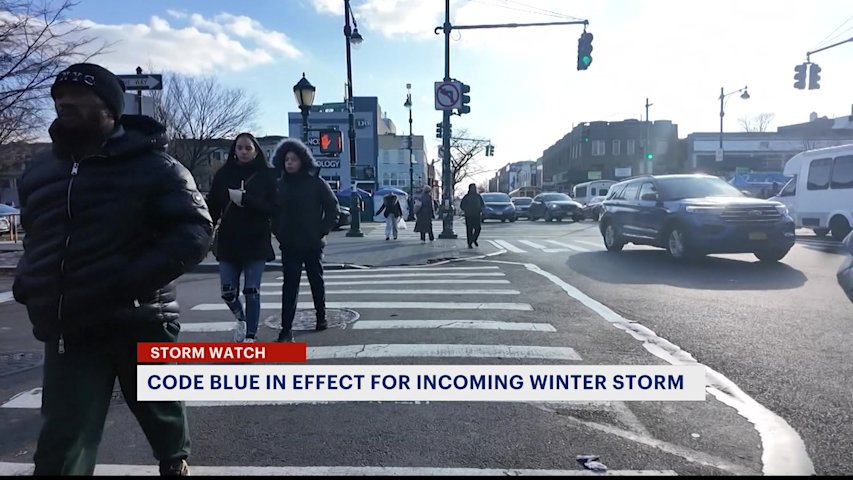 Code blue in effect as temperatures plummet ahead of snowstorm