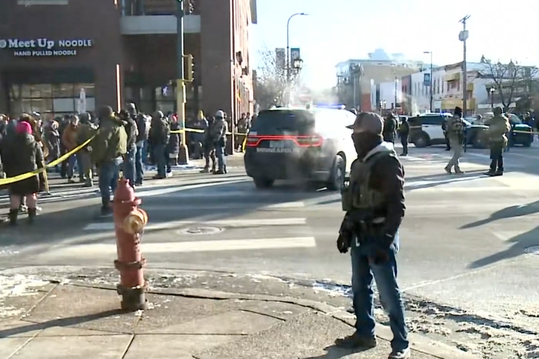 Protester who 'bit the finger off' of federal officer arrested, AG Pam ...