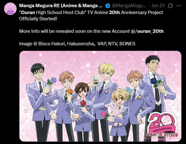 Ouran High School Host Club’s 20th bash: Roses, reboots, and a whole ...