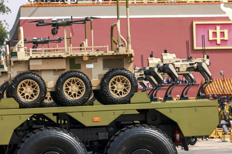 China trains AI-controlled weapons with learning from hawks, coyotes