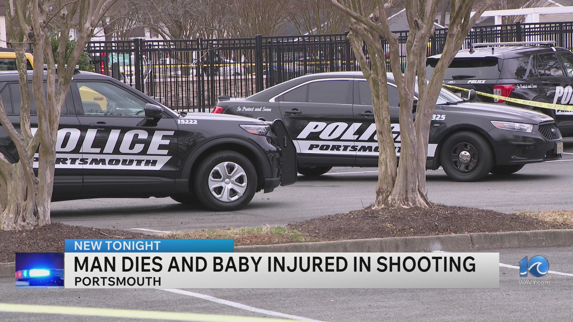 Man dead, baby injured after shooting on Towne Point Road in Portsmouth