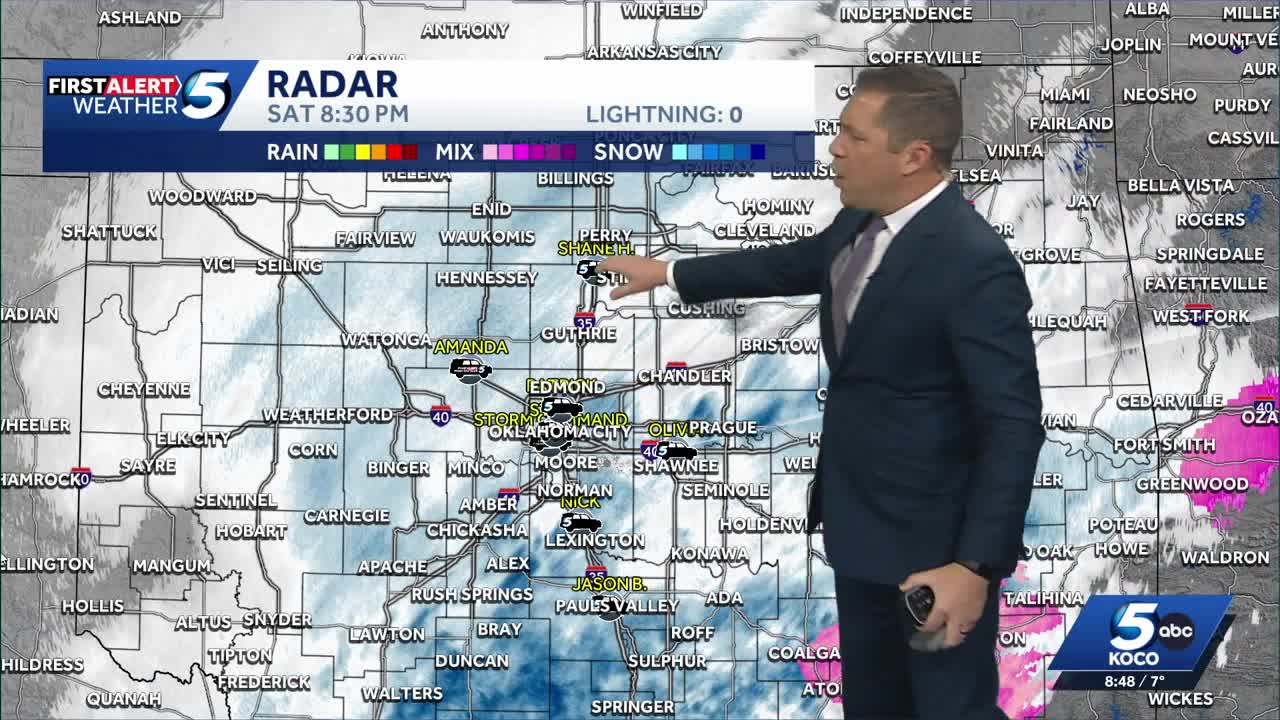 Oklahoma winter storm update: Heavy snowfall continues to track across ...