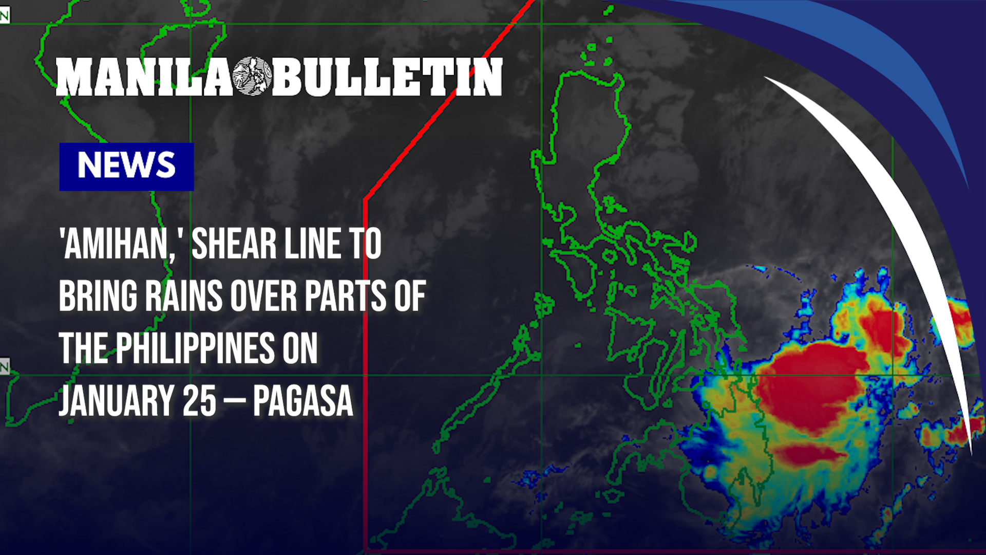 'Amihan,' shear line to bring rains over parts of the Philippines on ...